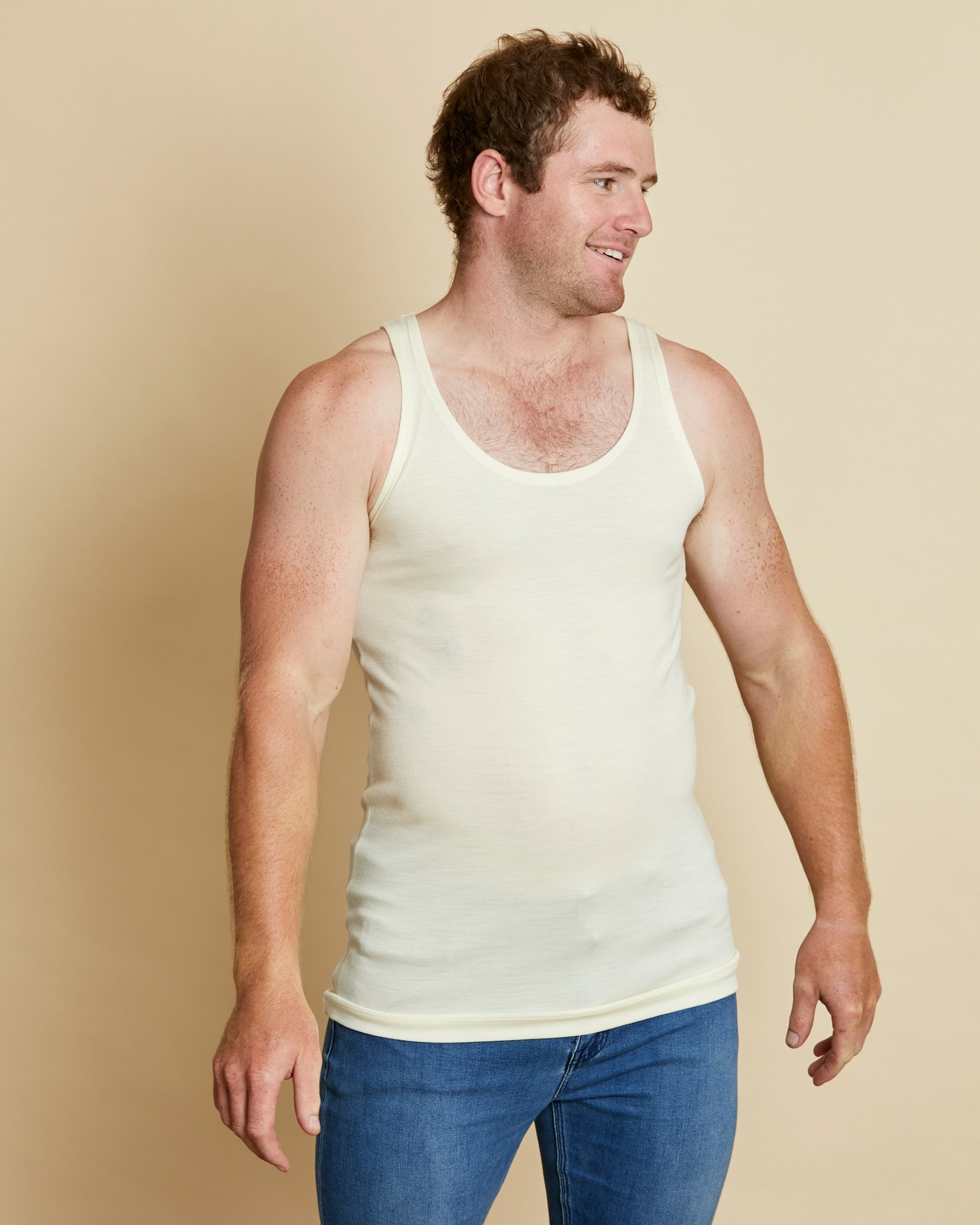 Australian Merino Wool Singlet for men – Woolerina